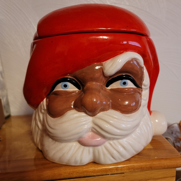 Hand Crafted | Holiday | Vtg 965 Santa Head Cookie Jar 88 | Poshmark